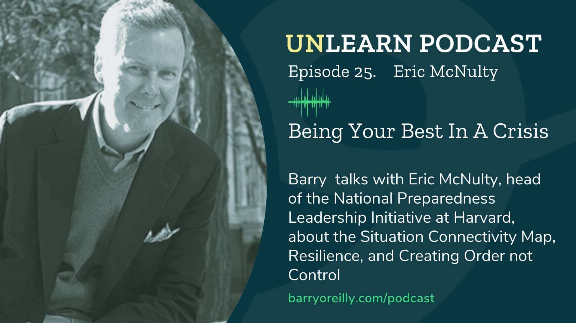 Being Your Best In A Crisis with Eric McNulty - Barry O'Reilly